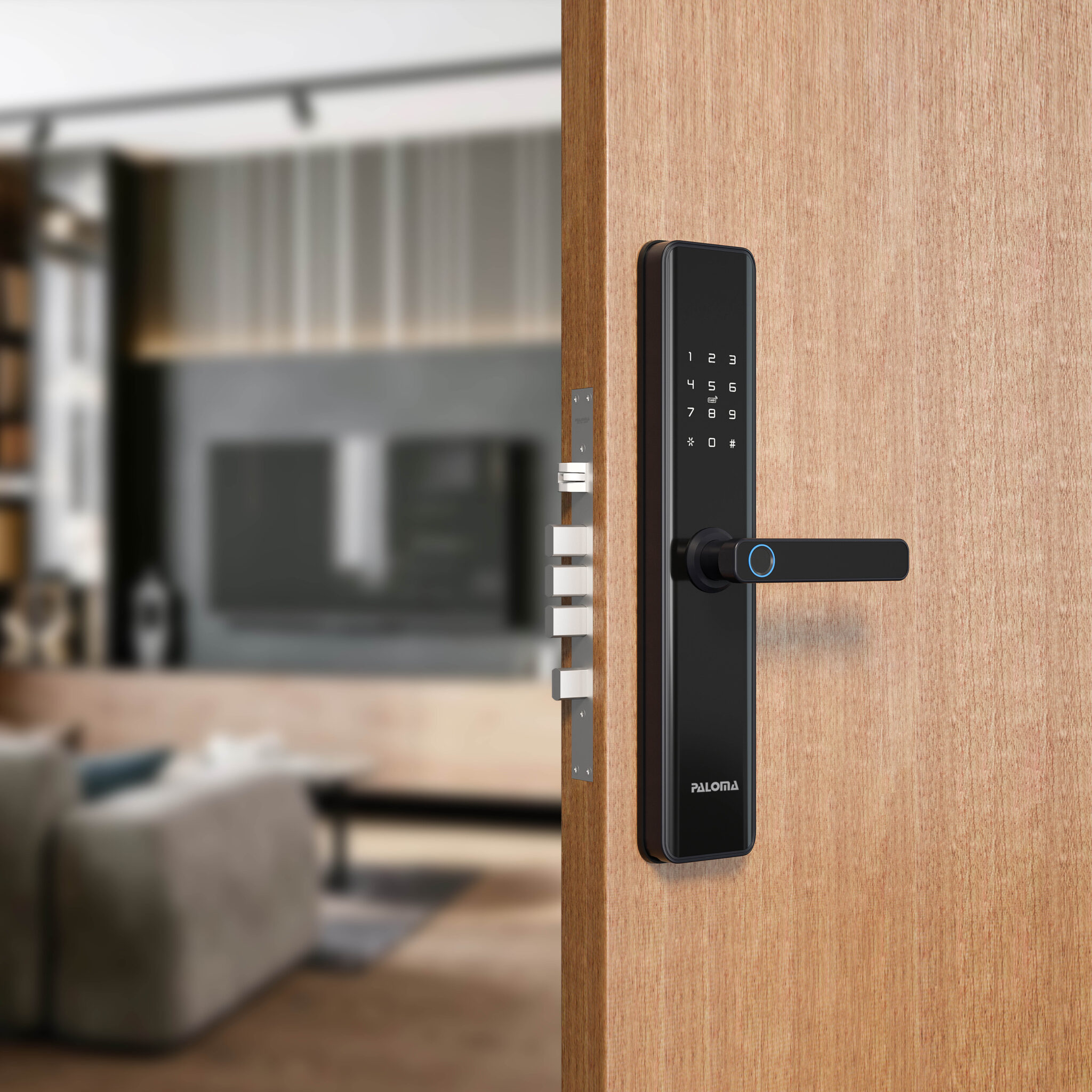 Digital Smart Lock Slim DLP 2136 Slim Door Frame - Paloma Official Website