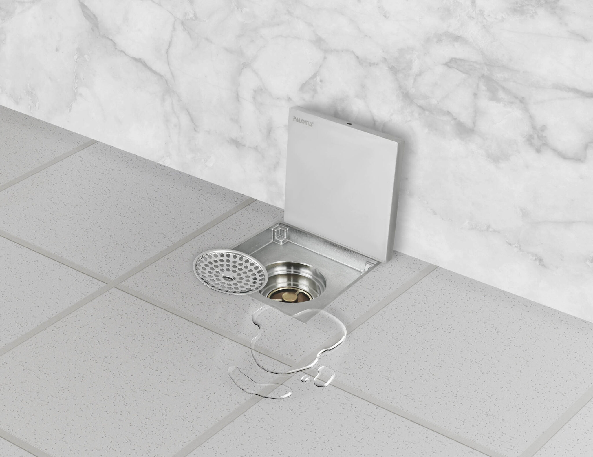 Floor Drain Brass (Tile Insert) 120 x 120 mm FDP 2102 - Paloma Official ...